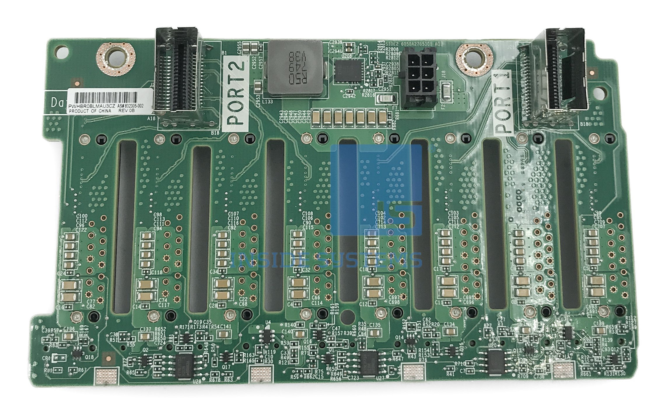 832305-002 - 8-SFF SAS/SATA Backplane Board - Inside Systems A/S 832305-002 - 8-SFF SAS/SATA Backplane Board - Inside Systems A/S