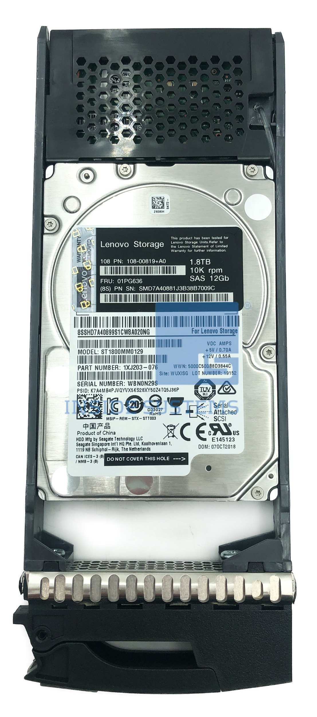 4XB7A14113 - 1.8TB 10K 12Gbps 2.5" SAS HDD DE 2U24 | Inside Systems A/S