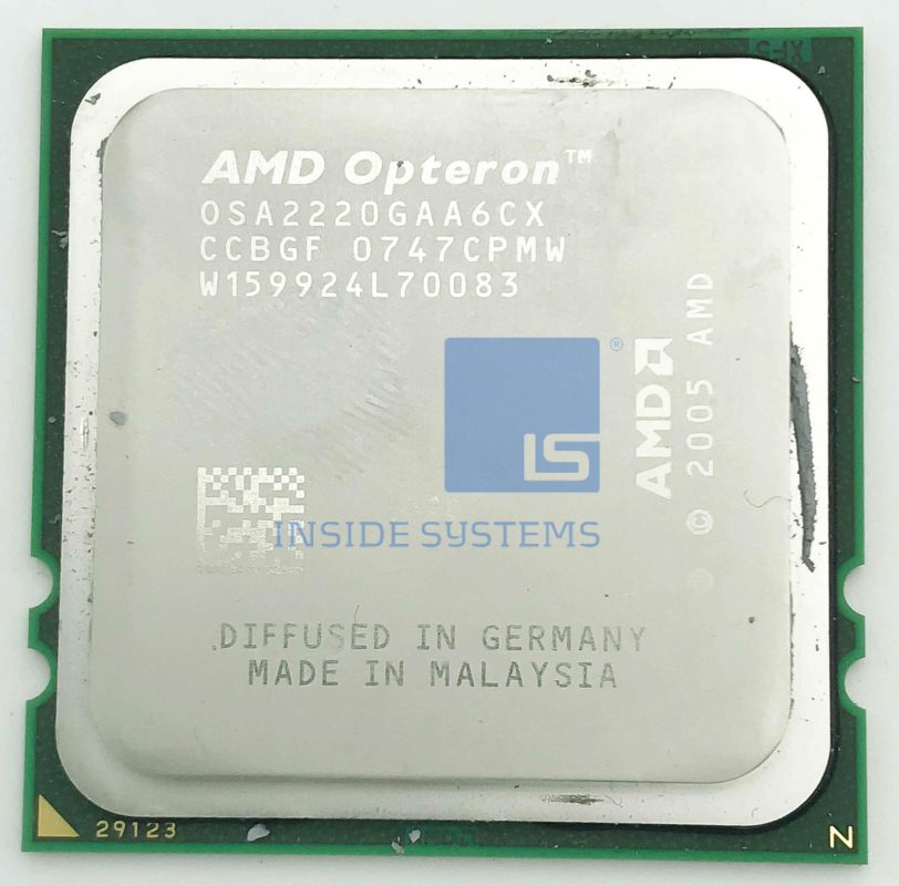 OSA2220 - AMD OPTERON 2.8GHZ DC 2MB L2 CACHE 1GHZ | Inside Systems A/S
