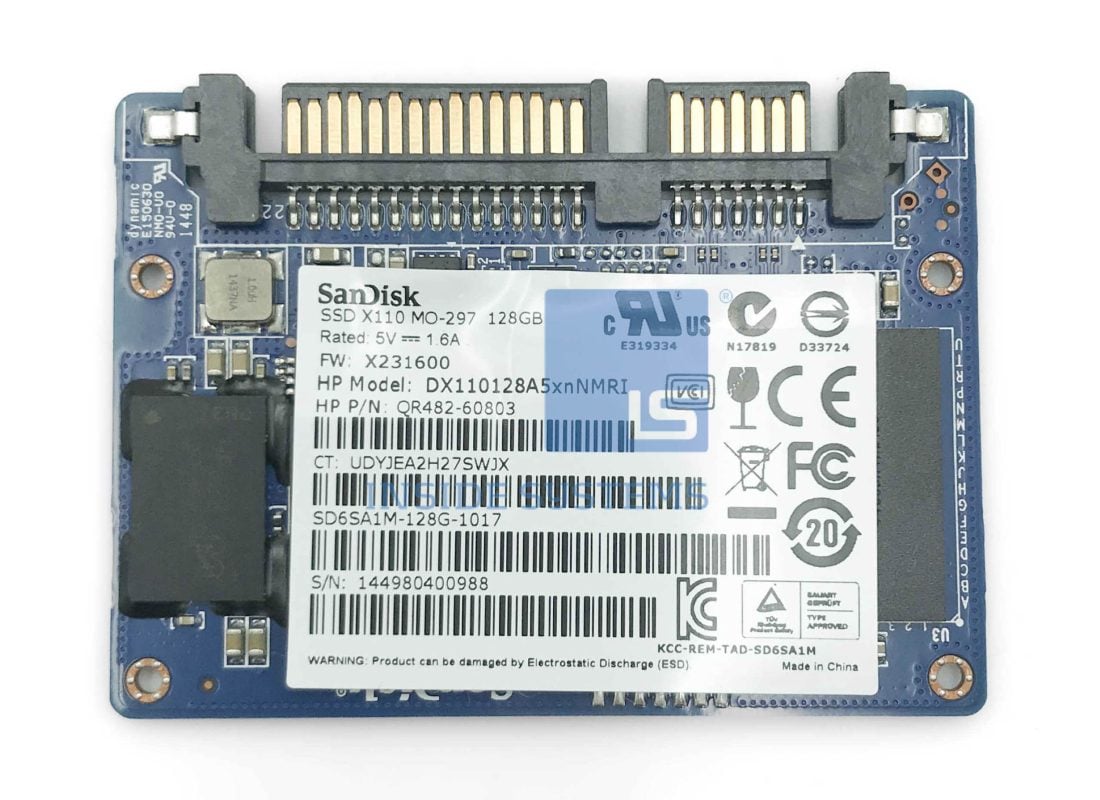 QR482-60803 - HP 3PAR 7200 BOOT DRIVE 128GB x110 MLC | Inside Systems A/S