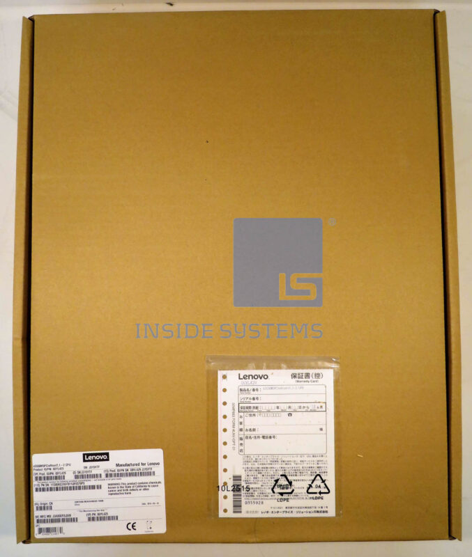 00YL429-01 - System x3550 M5 PCIe Riser 2, 1-2 CPU | Inside Systems A/S