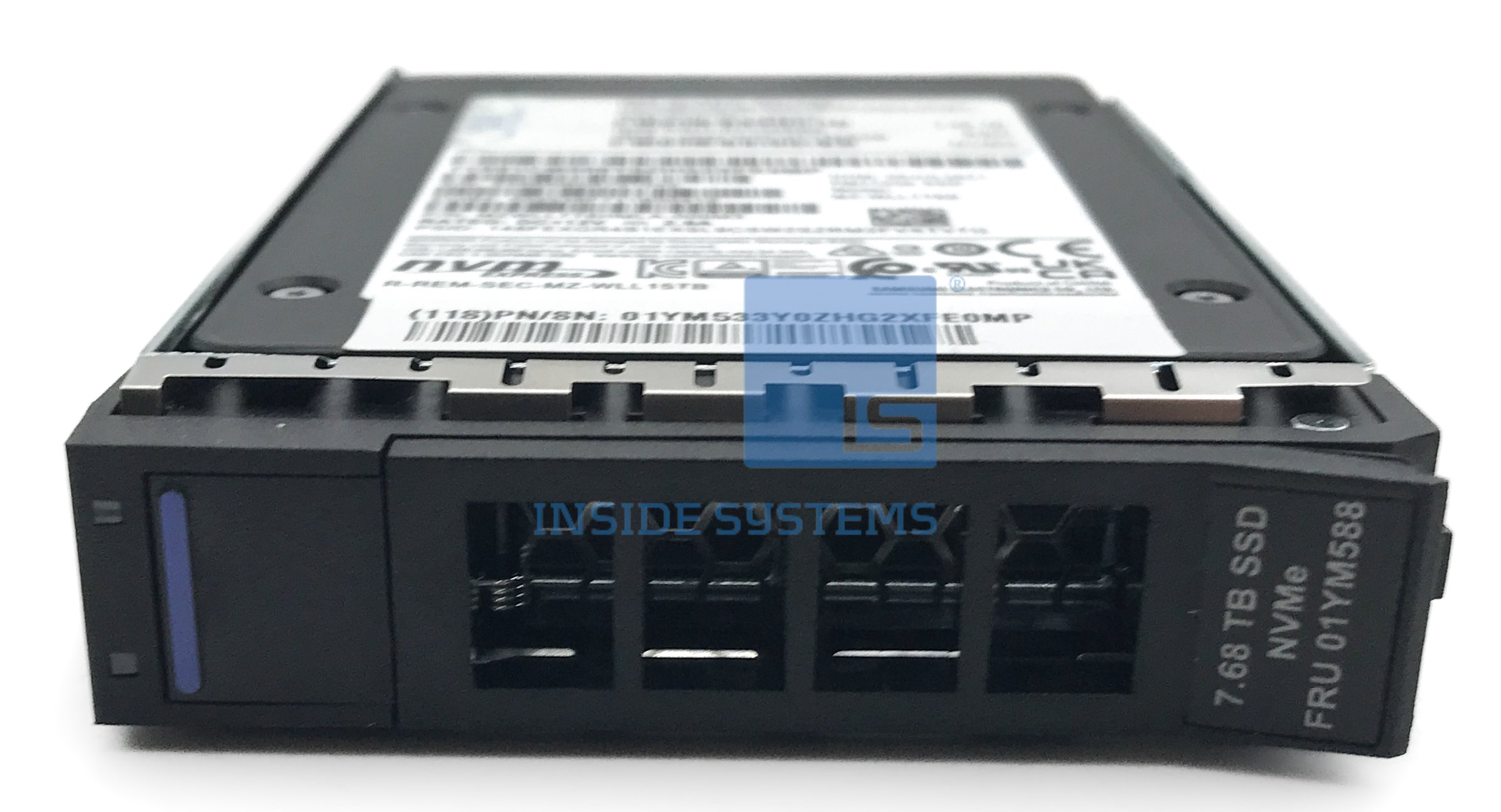 01YM588 - IBM 7.68TB 2.5" NVMe Flash Drive | Inside Systems A/S