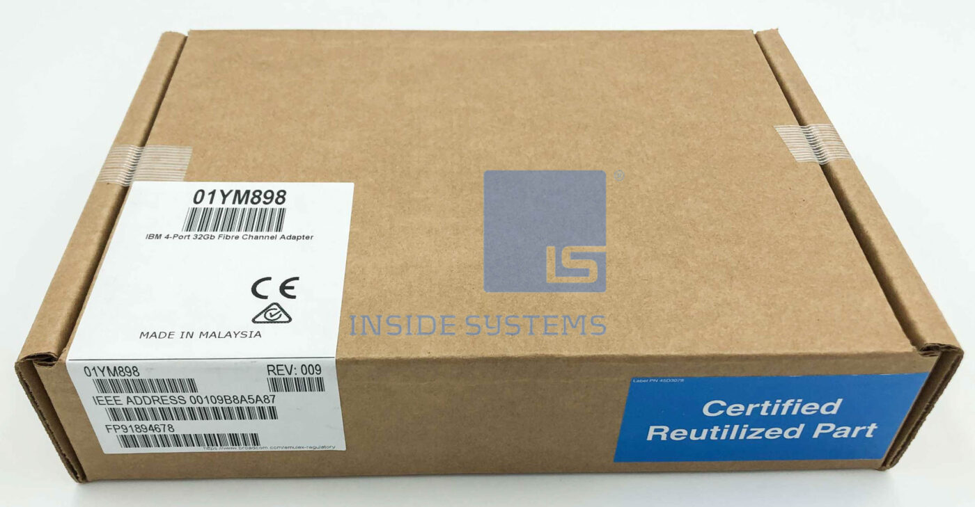 01YM898-01 - IBM 32Gbps 4-port Fibre Channel (FC) HBA | Inside Systems A/S