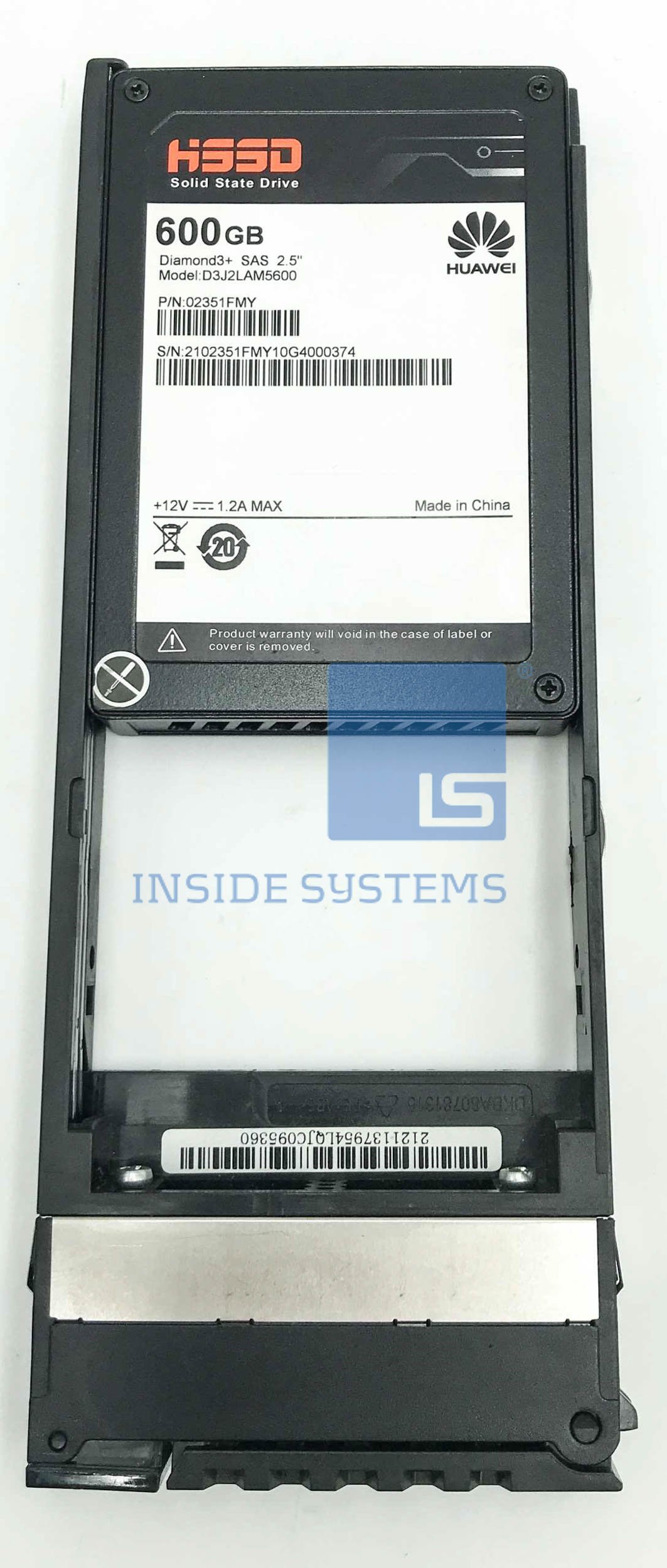 02351FMY - 600GB SSD SAS Disk Unit 2.5" | Inside Systems A/S