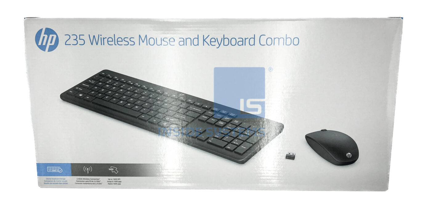 1Y4D0UT-01 - HP 235 Wireless Mouse + Keyboard Kit | Inside Systems A/S