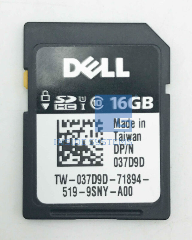 37D9D - DELL 16GB iDRAC vFlash SD Card | Inside Systems A/S