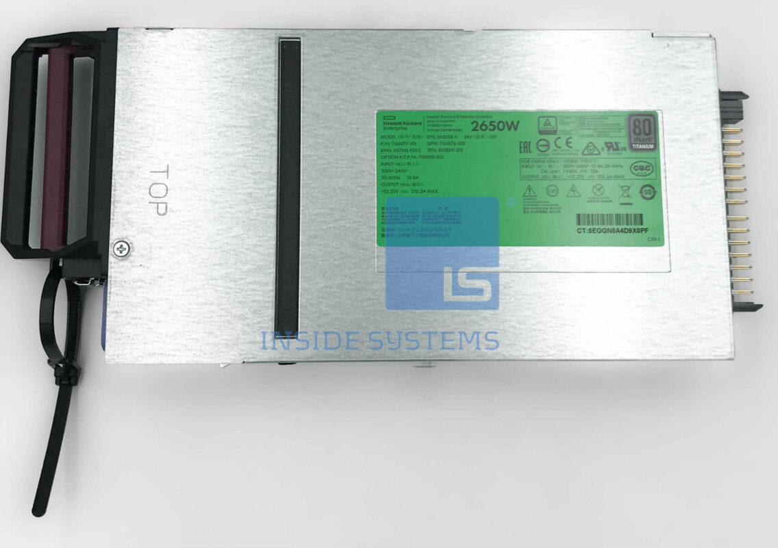 798095-B21 - HPE SYNERGY 12000 2650W 80+ TITANIUM PSU | Inside Systems A/S