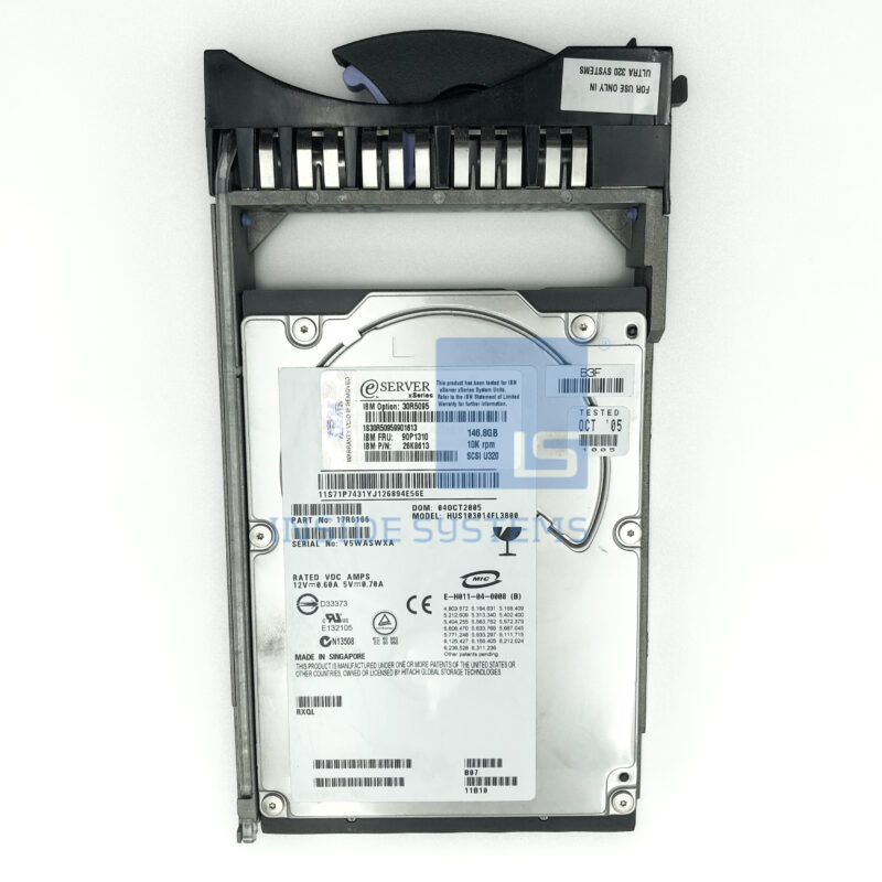 90P1310 - 146.8GB 10K U320 SCSI Hot-Swap Disk | Inside Systems A/S