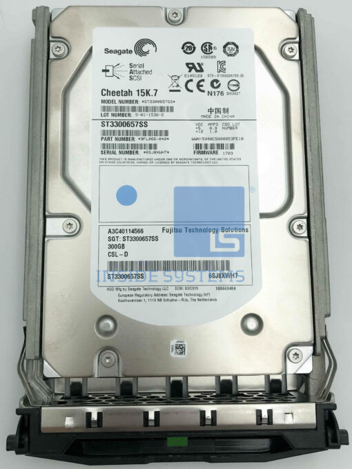 A3C40114566 - Fujitsu 300Gb 15K 6G 3.5" SAS HDD | Inside Systems A/S