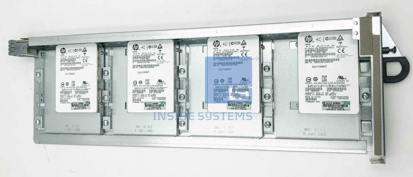 C8R67A - HPE 3PAR 4x400GB 6G MLC SAS SSD Magazine | Inside Systems A/S