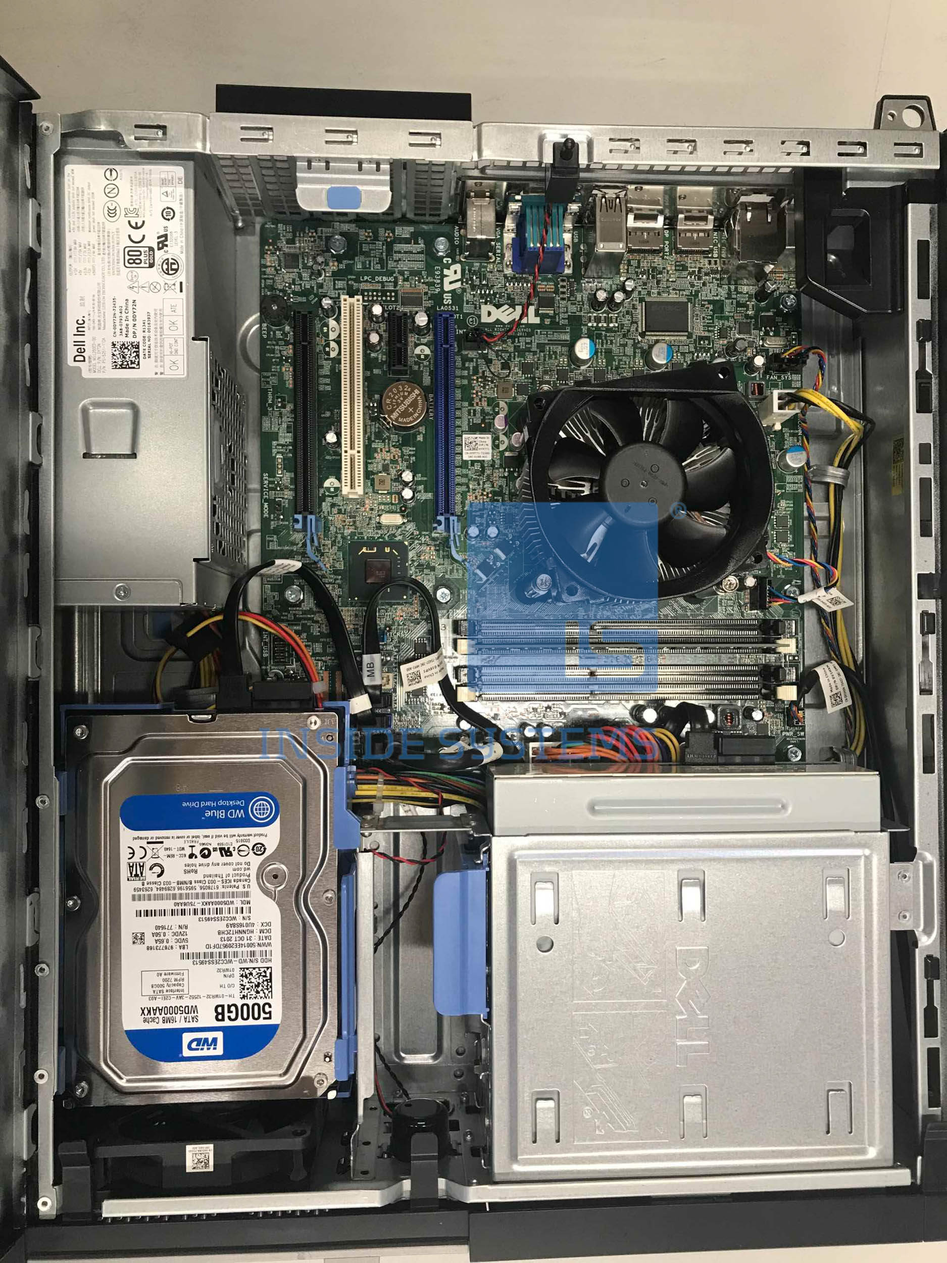 D05D-002 - DELL Optiplex 7010, i5, 4GB, 500GB | Inside Systems A/S