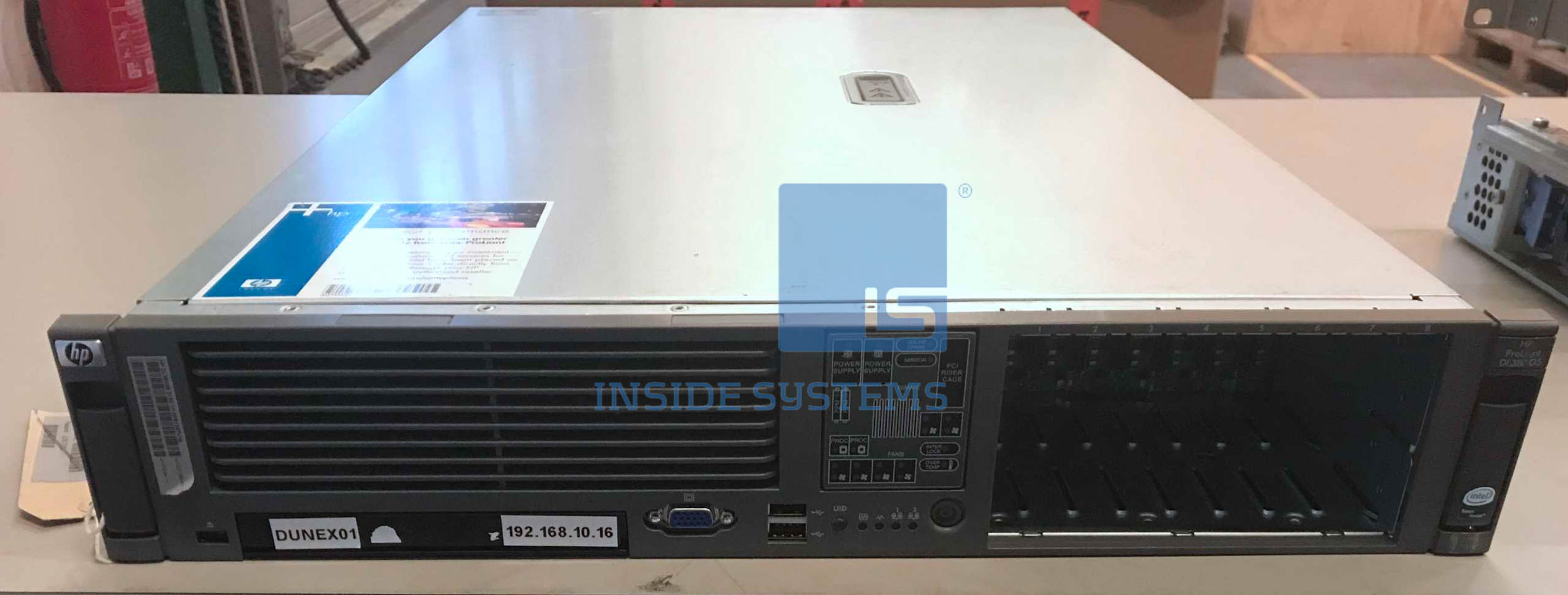 DL380-G5-CTO - DL380 G5 Configure To Order 8-SFF | Inside Systems A/S