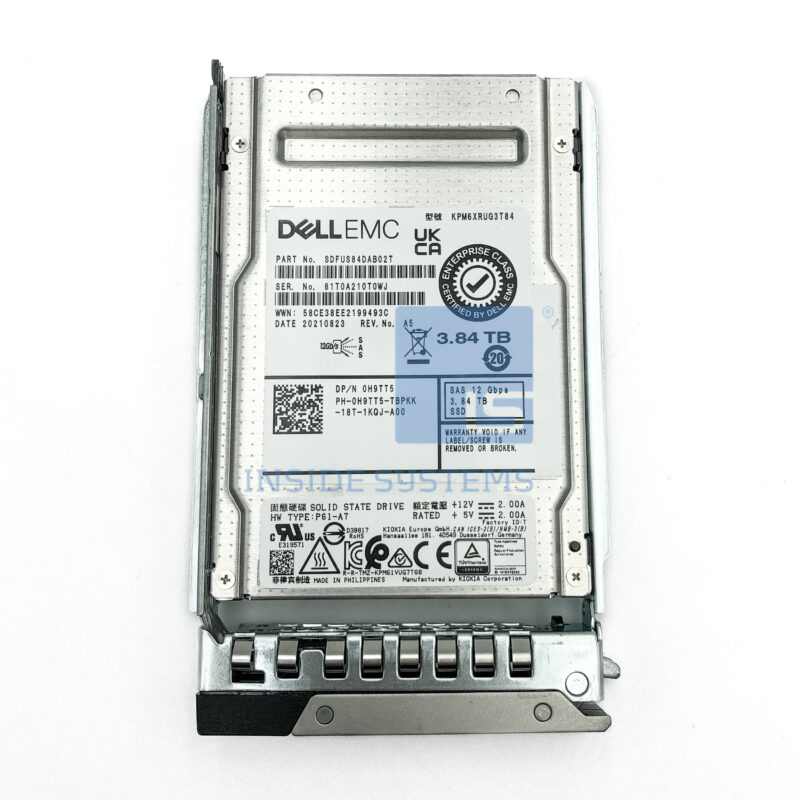 H9TT5 - DELL 3.84TB 12G RI TLC SAS 2.5" SSD | Inside Systems A/S