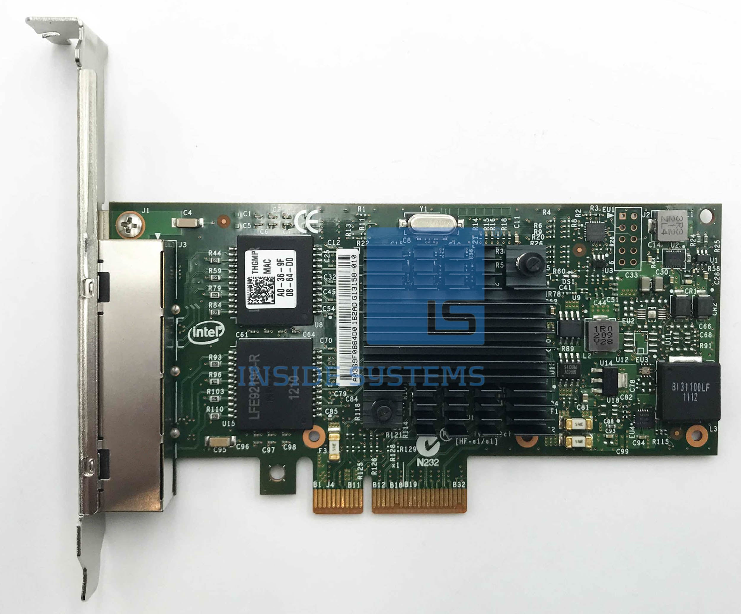 I350-T4 - Intel I350-T4 4-Port 1GB Ethernet Card | Inside Systems A/S