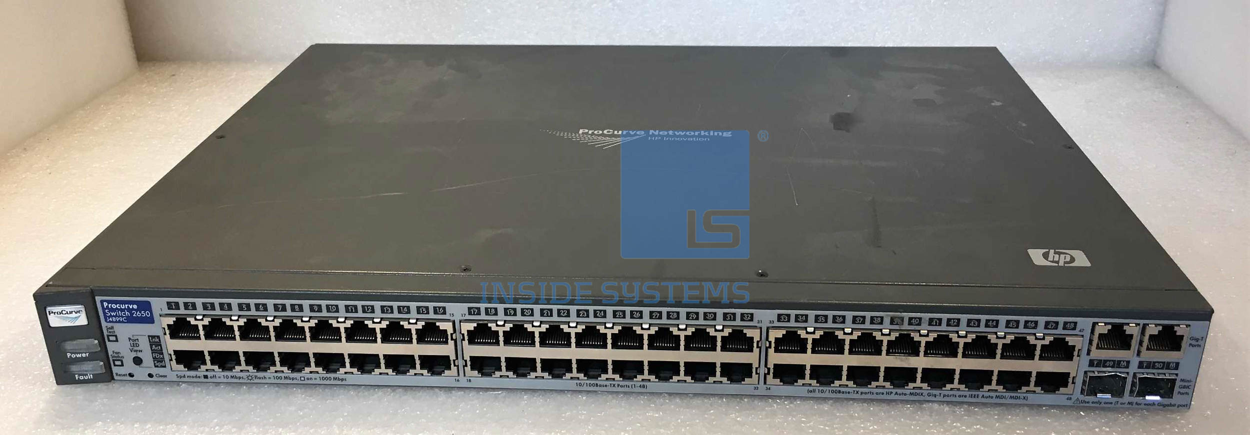 J4899C - HP PROCURVE 2650 48-PORT SWITCH | Inside Systems A/S