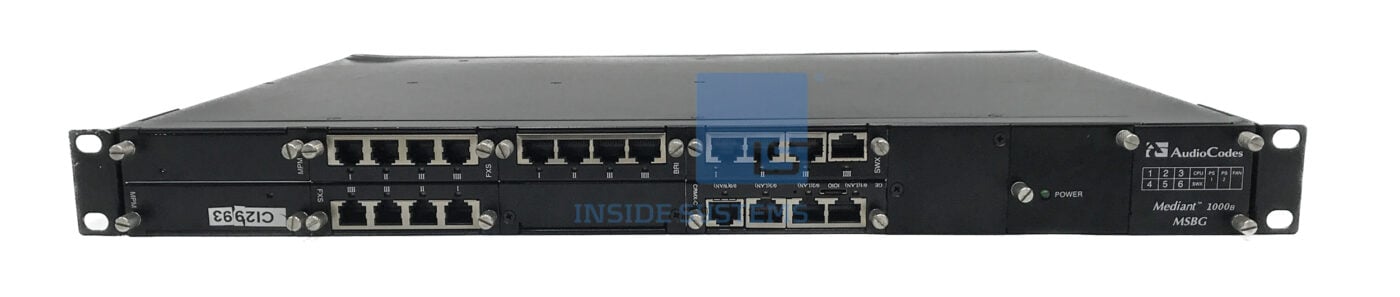 M1KB-MSBG1 - AudioCodes Mediant 1000B Media Gateway | Inside Systems A/S