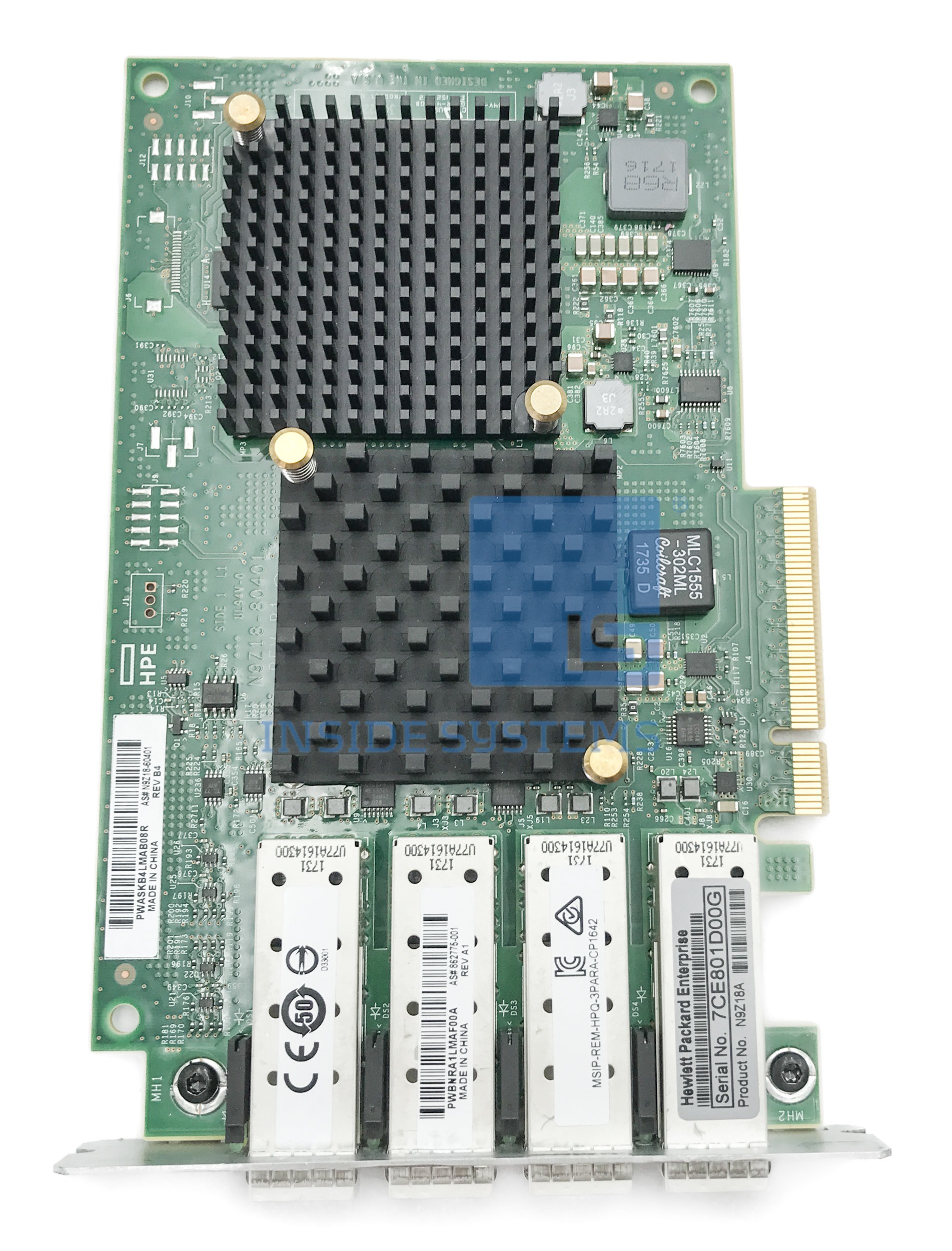 N9Z18A – 3PAR 4-Port 16GB FC / 10GB NIC Combo HBA – Inside Systems A/S