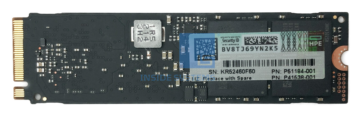 HPE 480GB PM9A3 Gen3 M.2 NVMe SSD | P51184-001