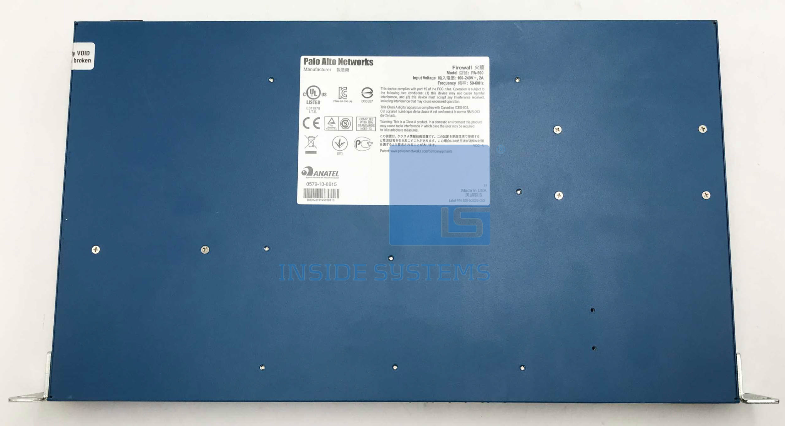 PA-500 - Palo Alto 8-Port Firewall Security Appli | Inside Systems A/S