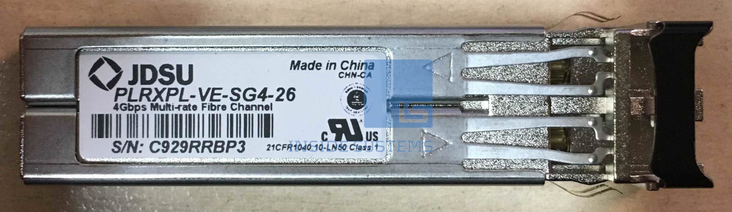 PLRXPL-VE-SG4-26 - 4Gbps Multi-rate Fibre Channel | Inside Systems A/S