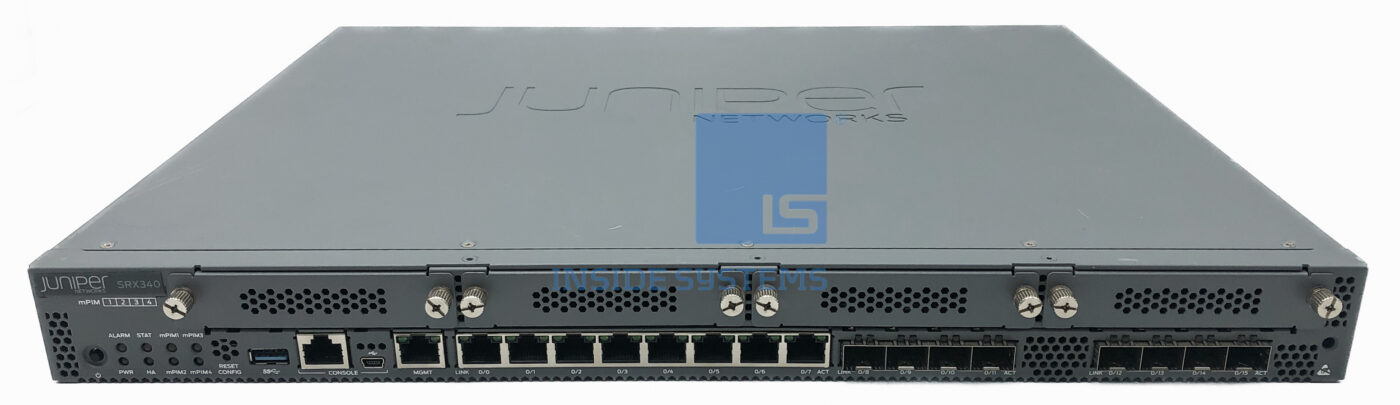 SRX340-SYS-JE - Juniper SRX340 Firewall | Inside Systems A/S