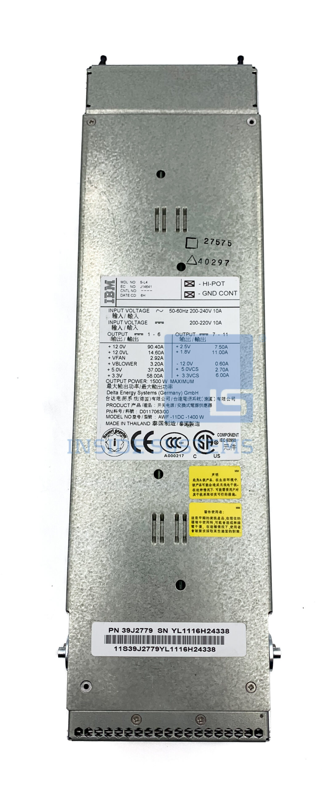 97P5676 – Power Supply 1400W AC for IBM p570 – Inside Systems A/S