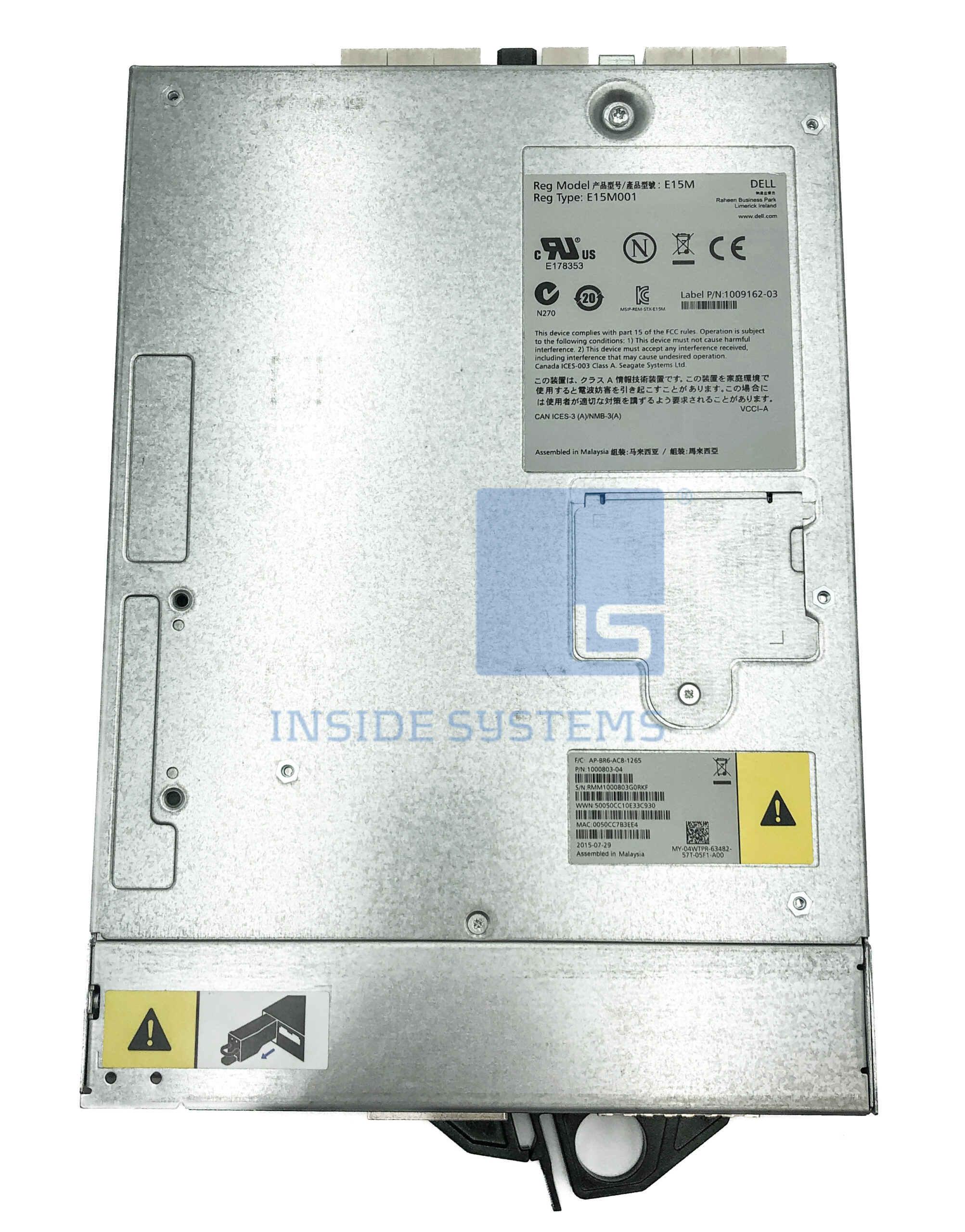 04WTPR - DELL CMPL SCv2020 12GB SAS Type B CTRL | Inside Systems A/S