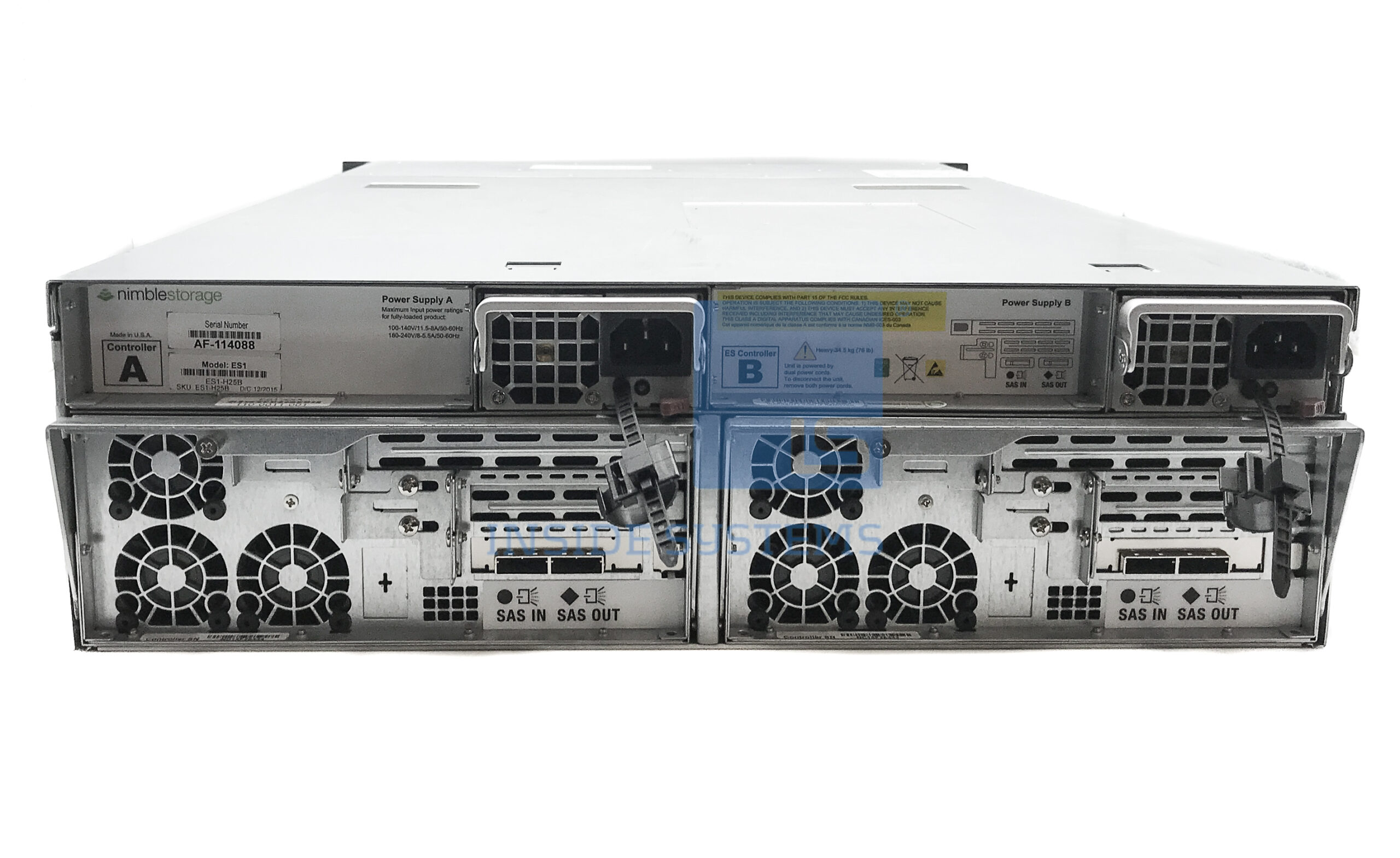 ES1-H25B - HPE Nimble 16-LFF 3U Expansion Unit | Inside Systems A/S