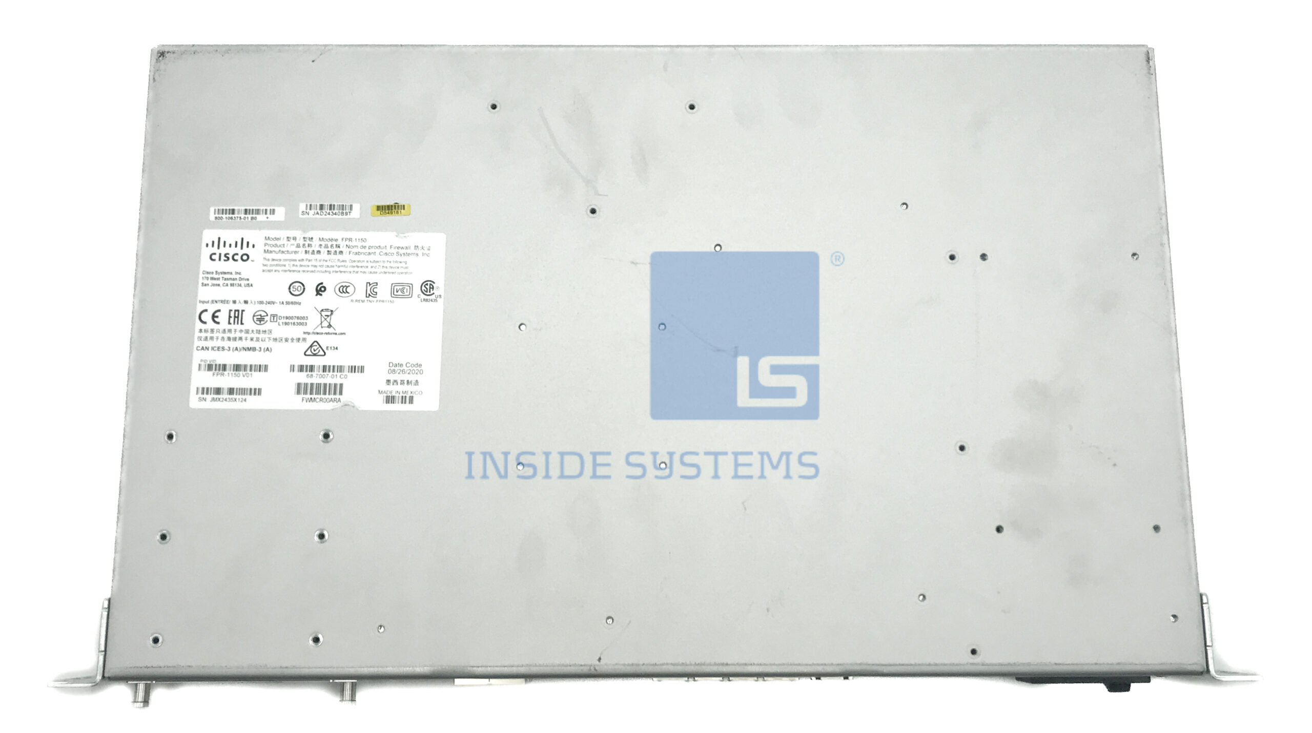 FPR1150-ASA-K9 - Cisco Firepower 1150 ASA Firewall | Inside Systems A/S